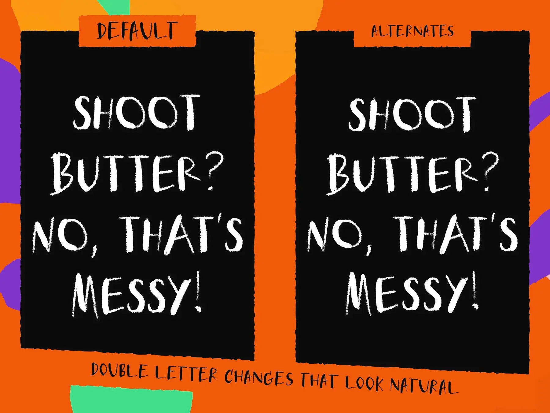 Grouchy Marks Font - YouWorkForThem