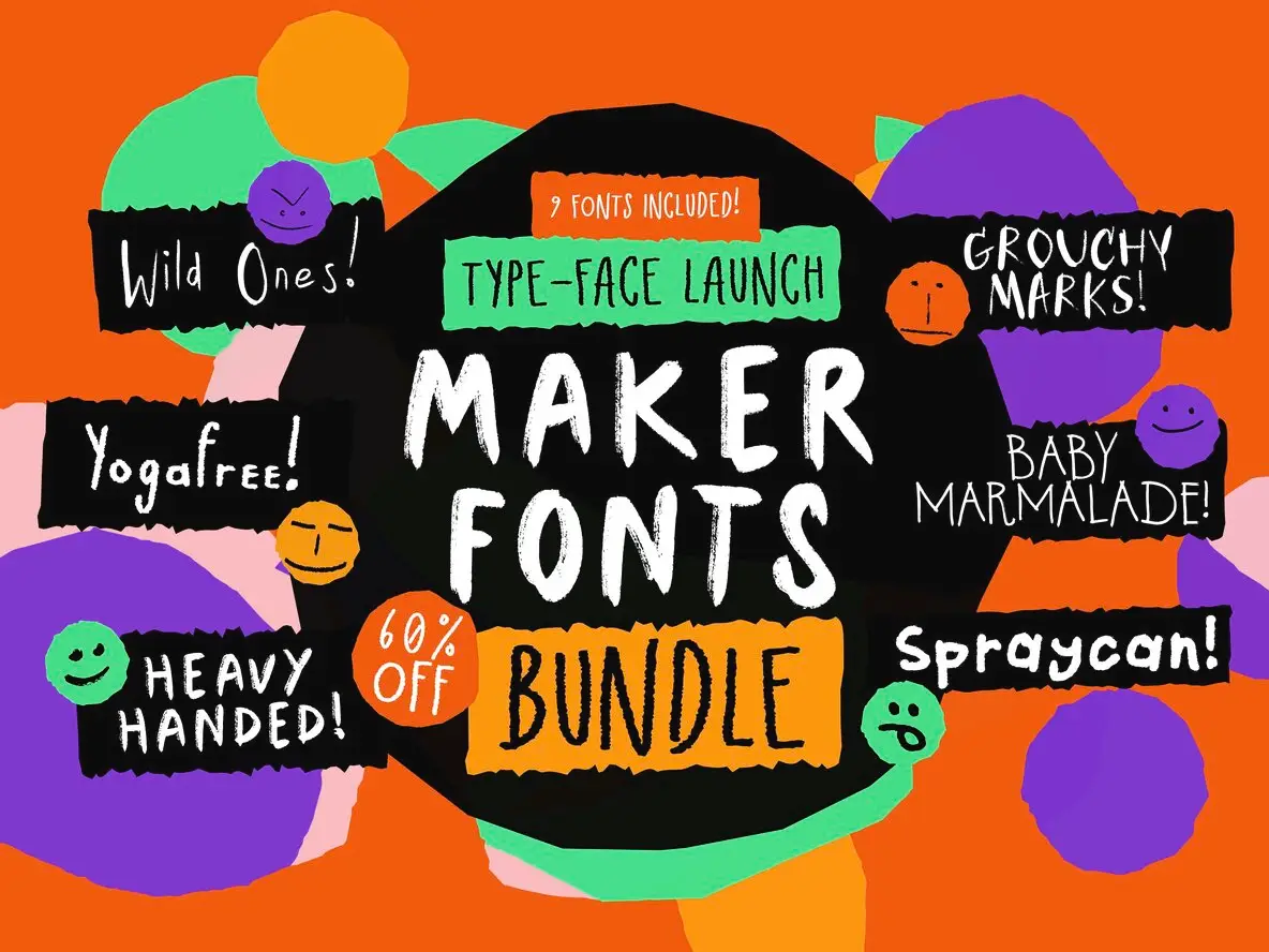 Maker Fonts Launch Bundle - YouWorkForThem