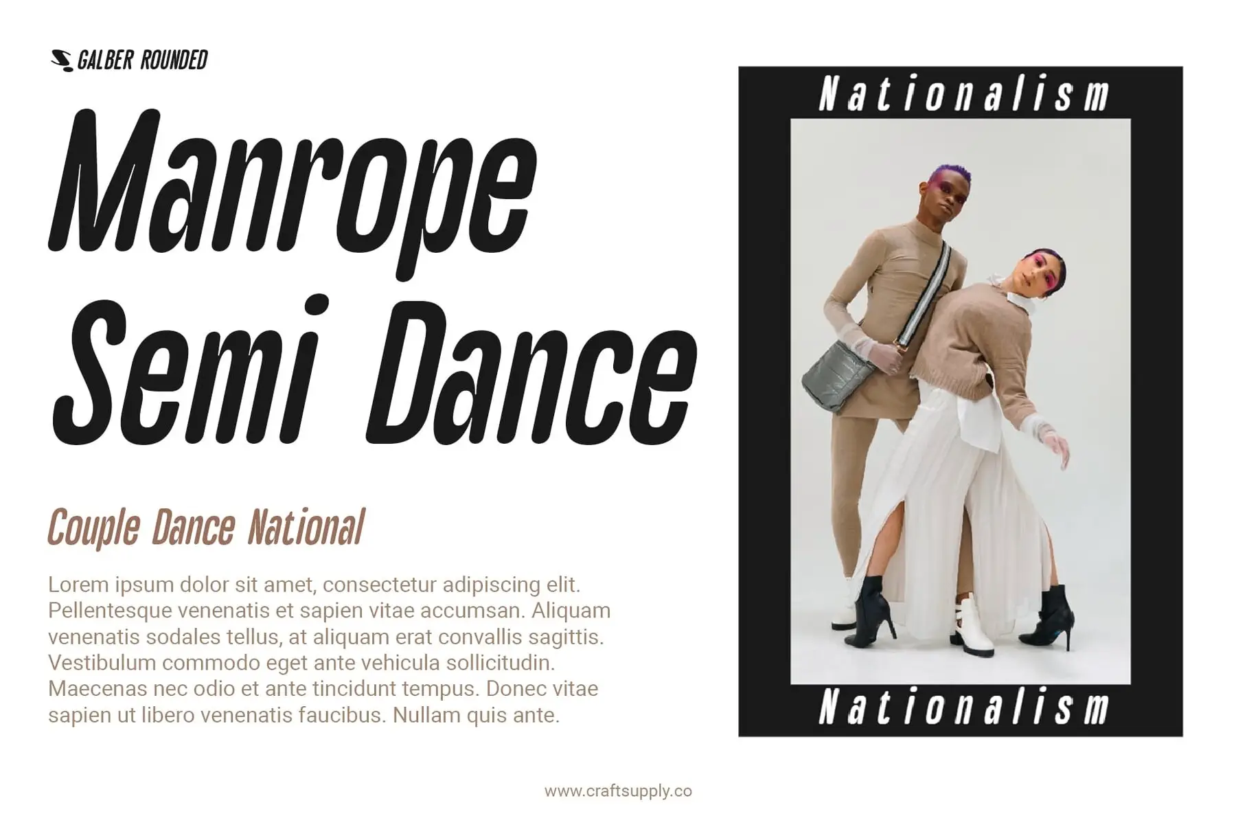 Galber Rounded Font - FontPath