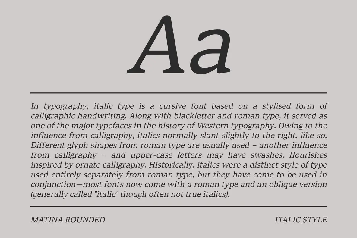 Matina Rounded Font - FontPath