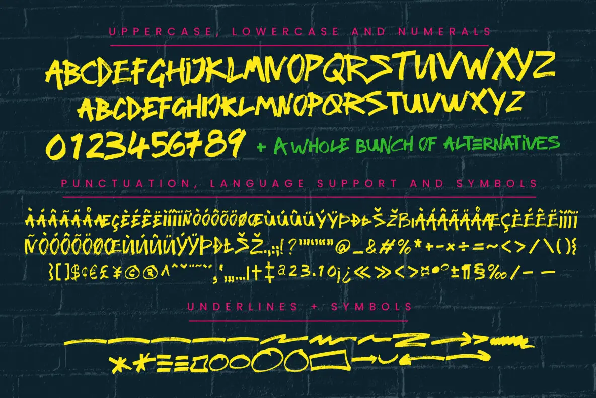 Thrash Punks Font - YouWorkForThem