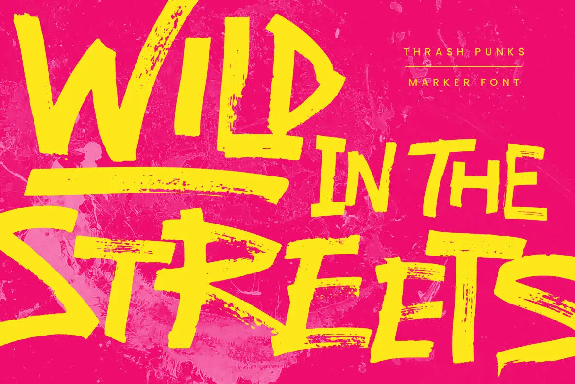 Thrash Punks Font - YouWorkForThem