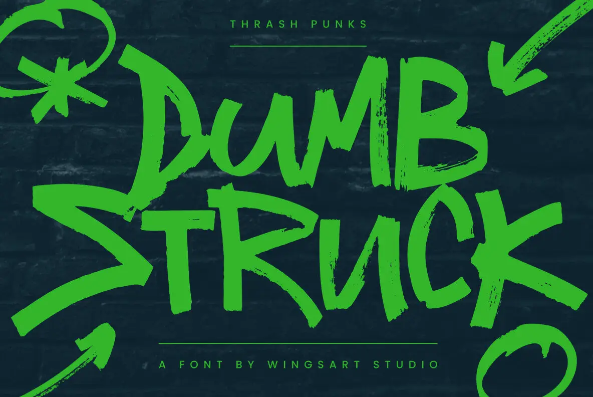 Thrash Punks Font - YouWorkForThem
