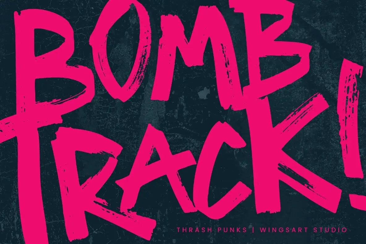 Thrash Punks Font - YouWorkForThem