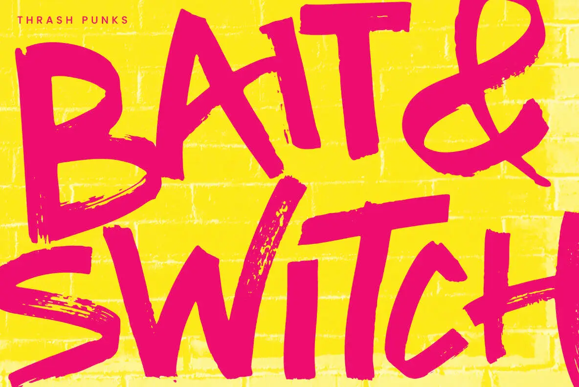 Thrash Punks Font - YouWorkForThem