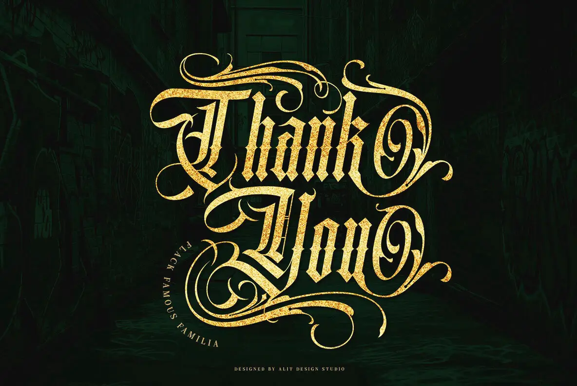 Black Famous Font - YouWorkForThem