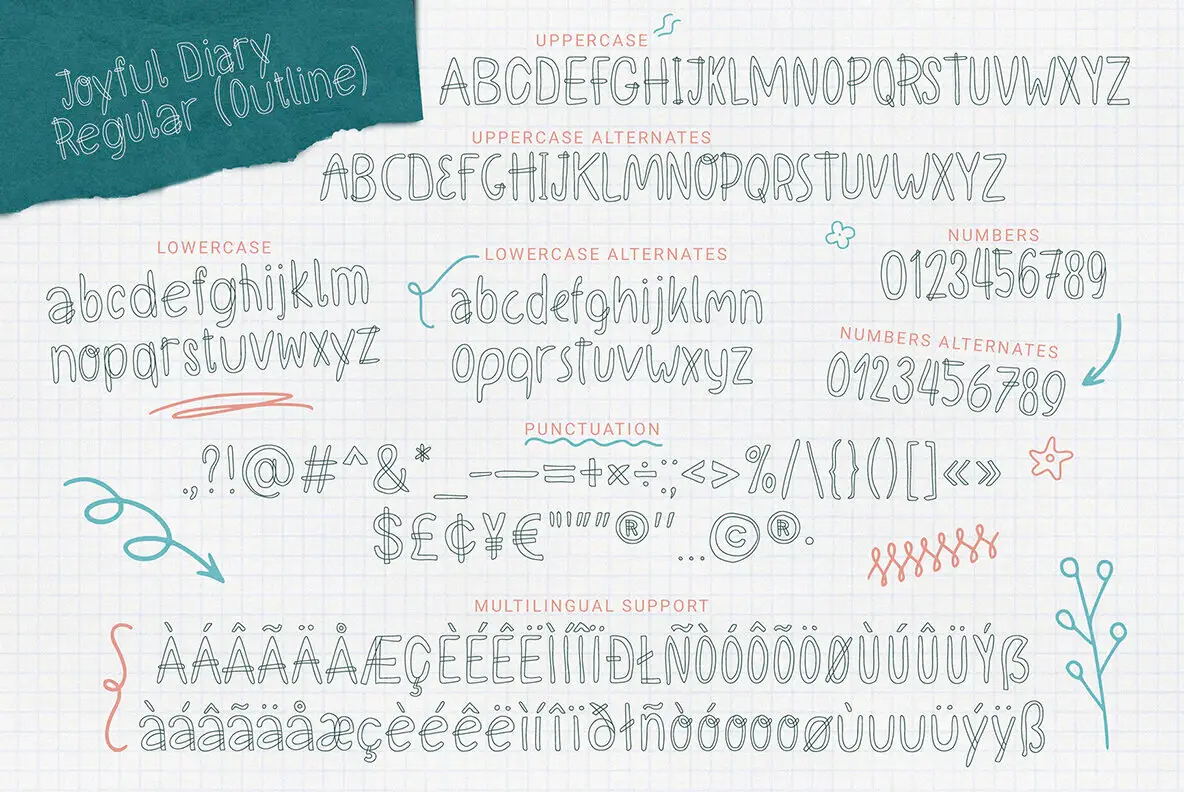 Joyful Diary Font - YouWorkForThem