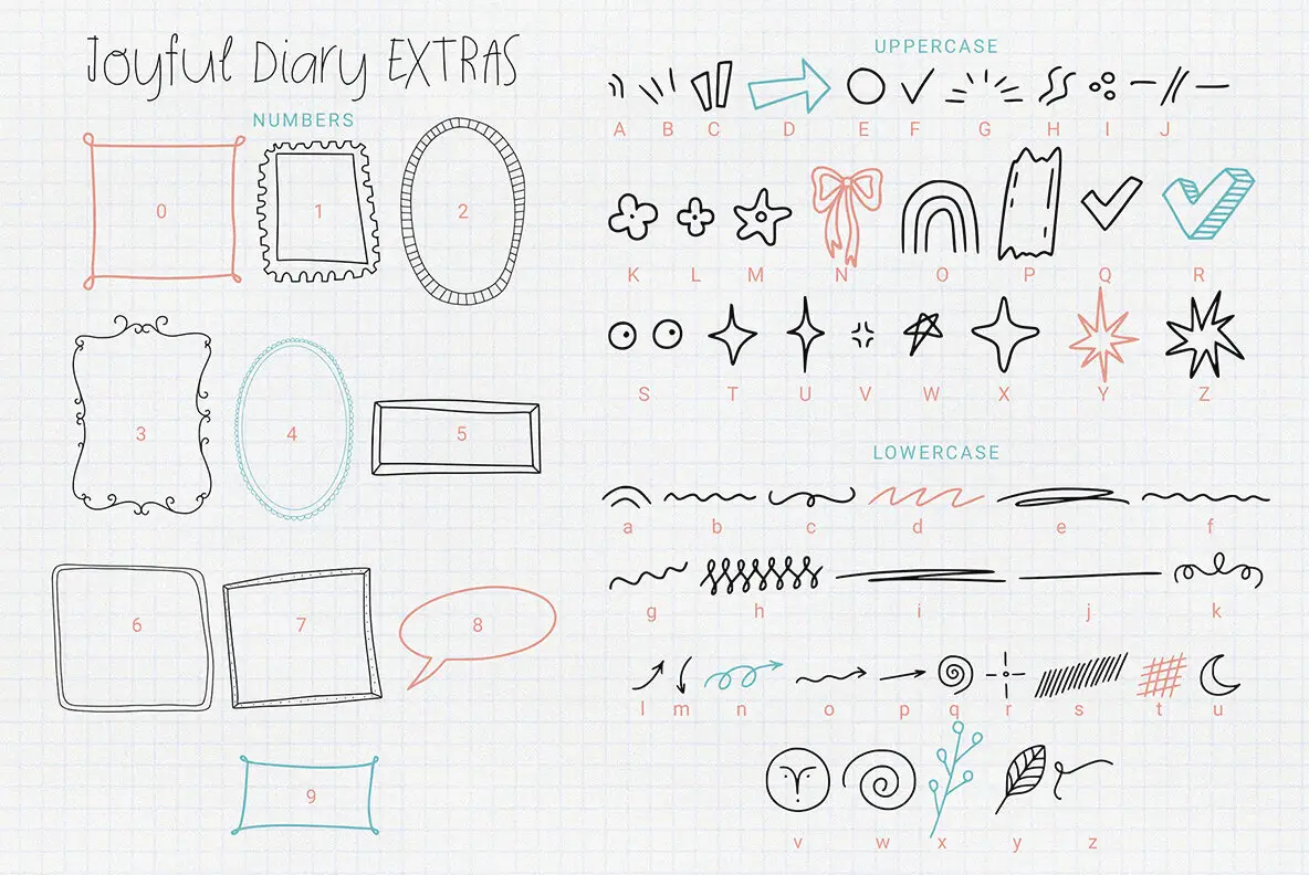 Joyful Diary Font - YouWorkForThem