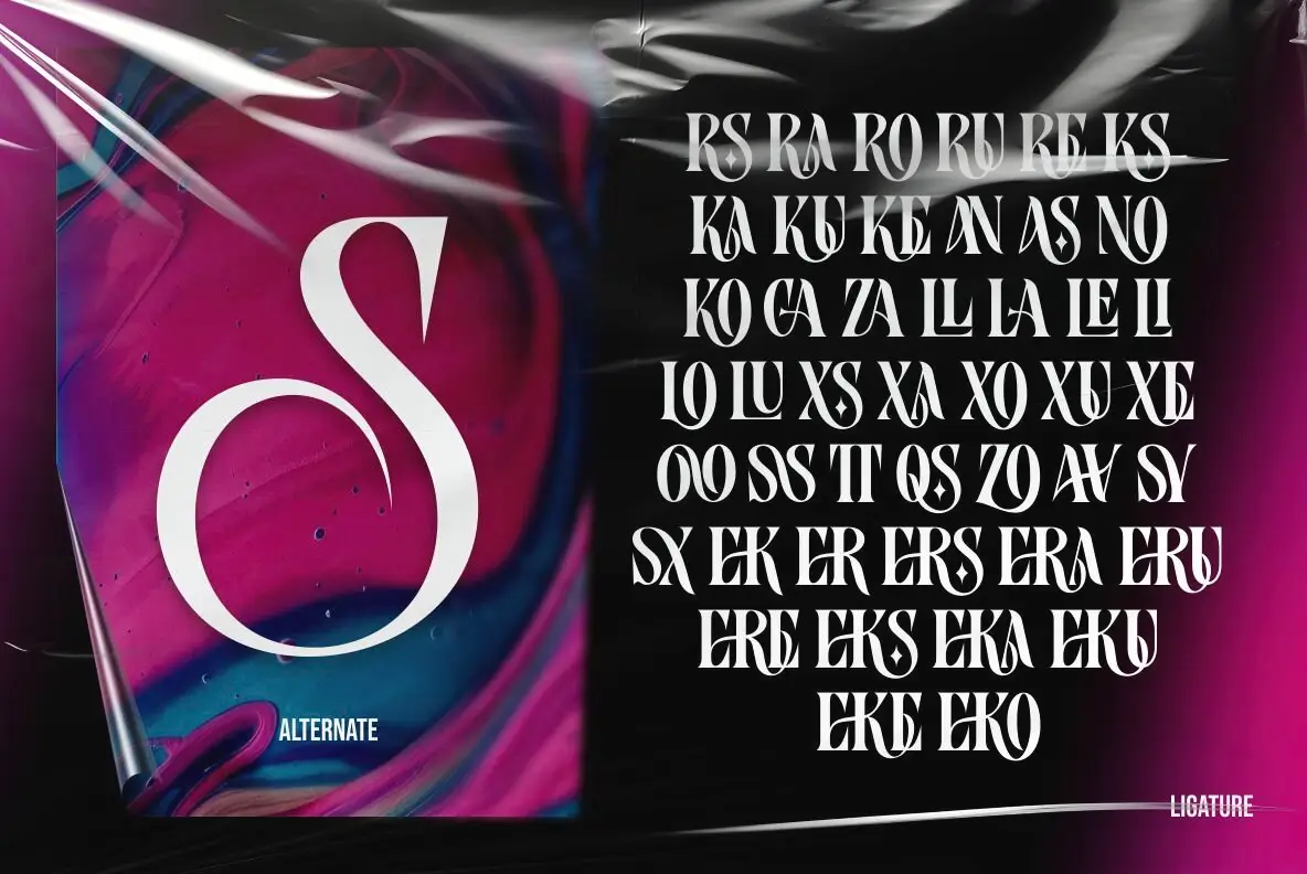 Aslock Font - YouWorkForThem