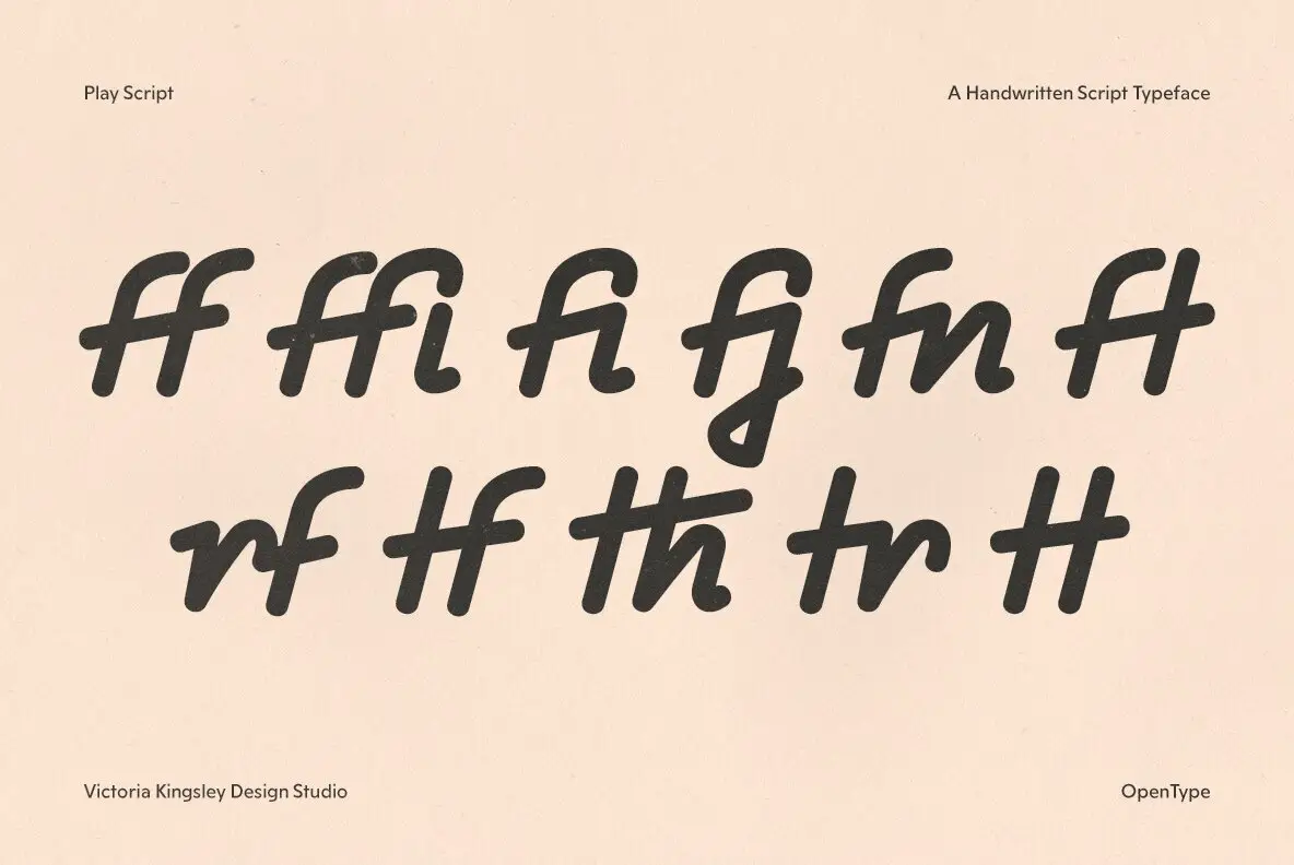 Play Script Font - YouWorkForThem