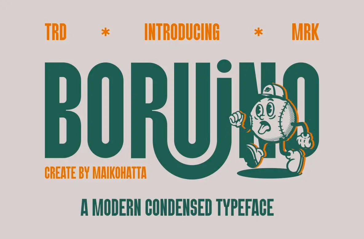 Boruino Font - YouWorkForThem