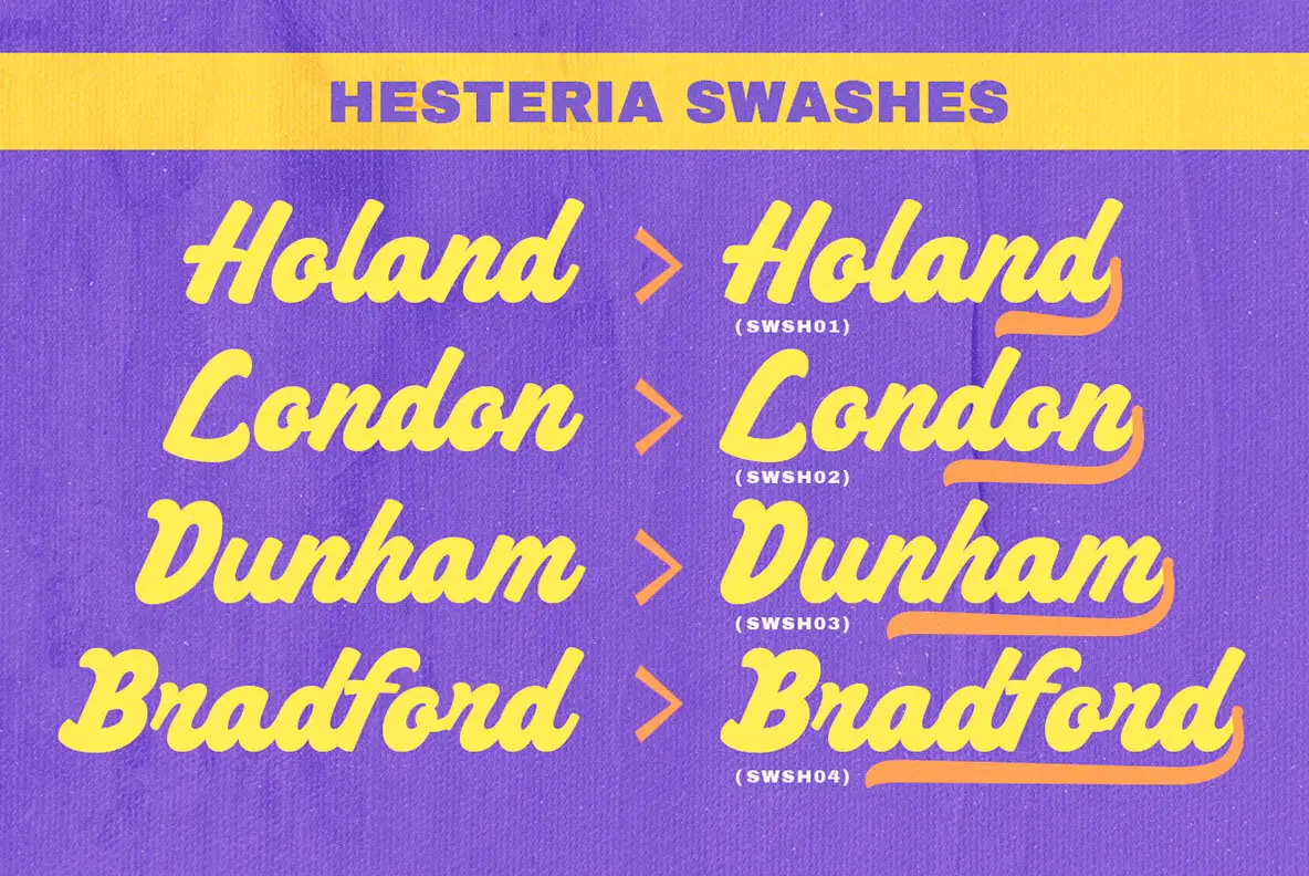 Hesteria Font - YouWorkForThem