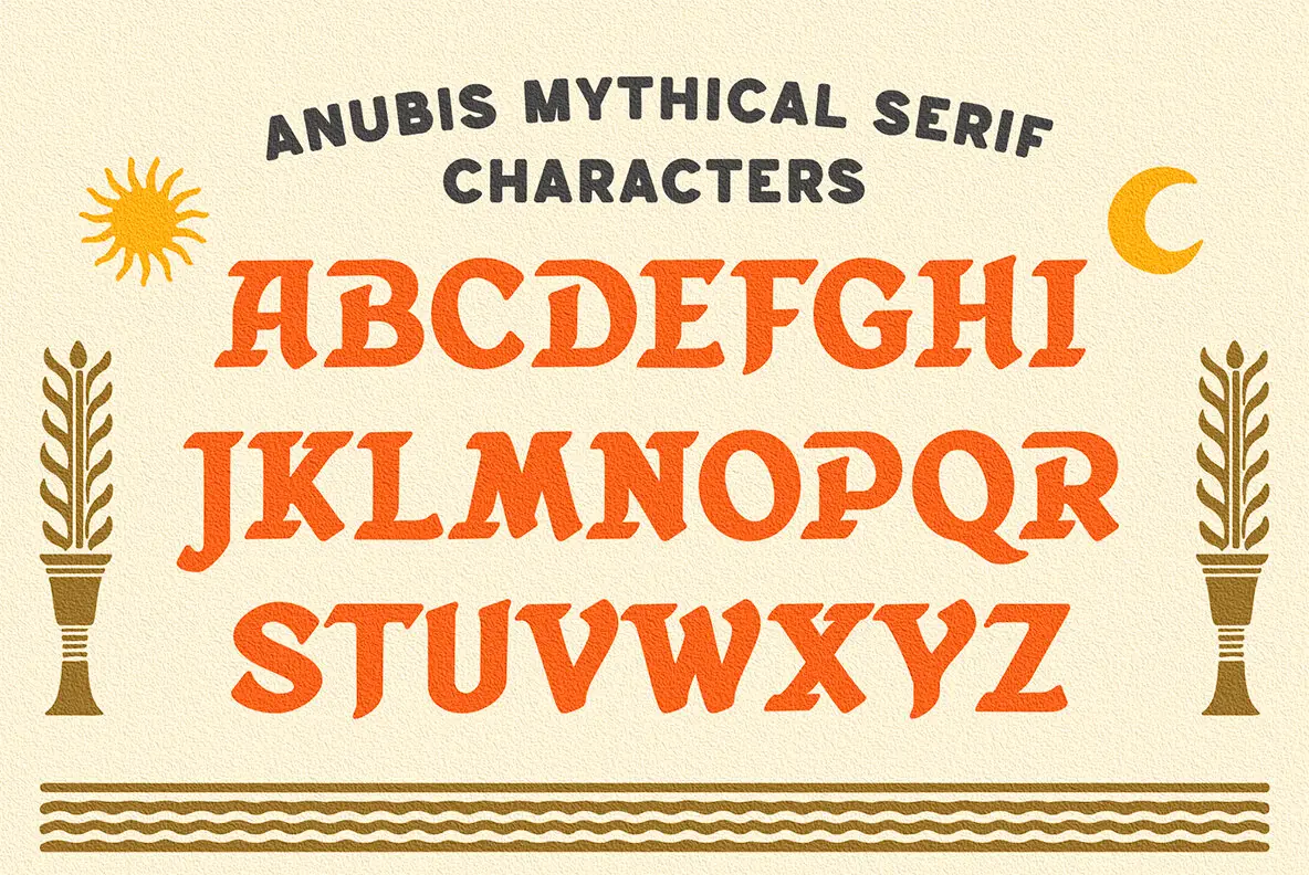 Anubis Mythical Font - YouWorkForThem
