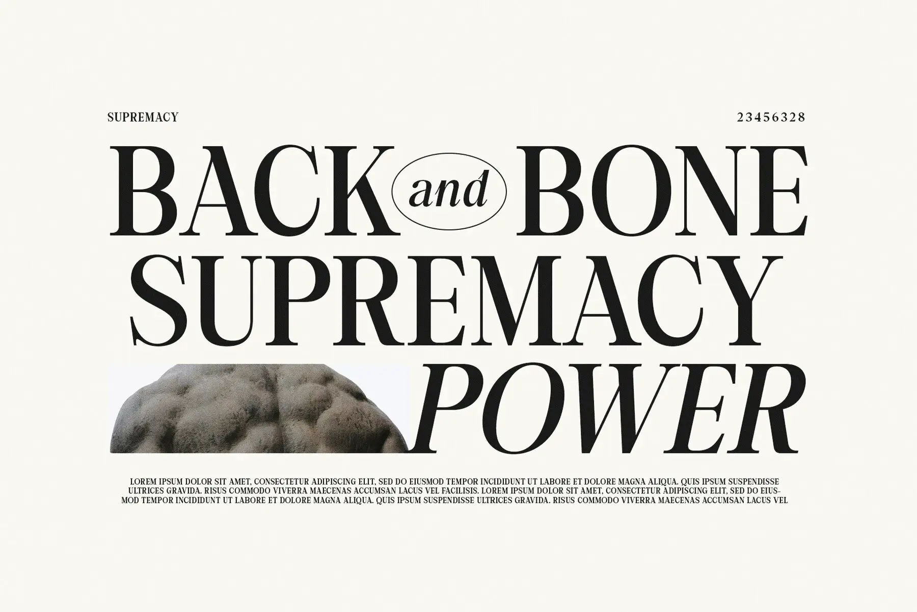 Back Bone Melavita Font - YouWorkForThem