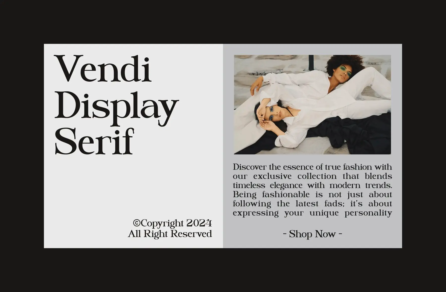 Vendi Font - YouWorkForThem