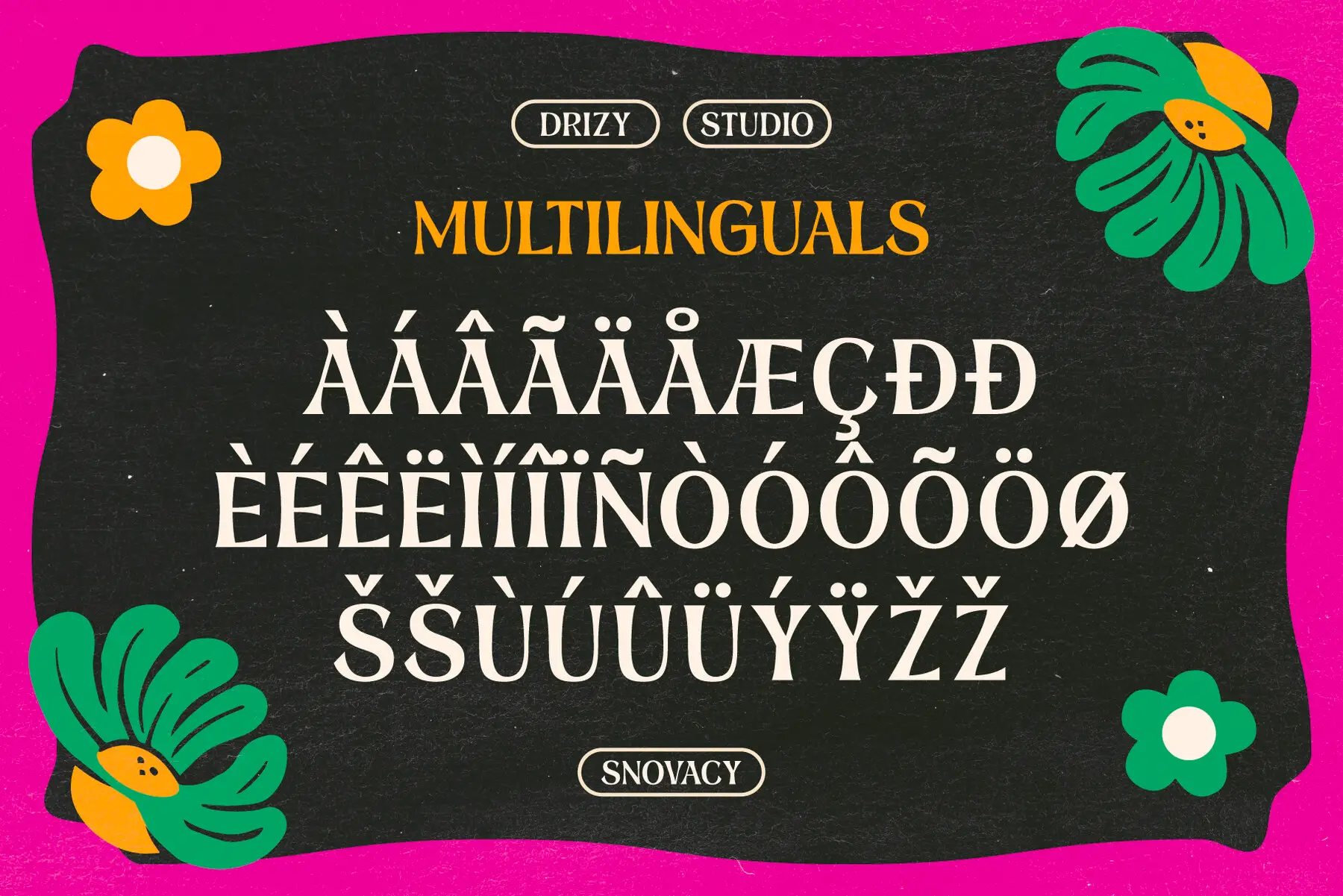 Snovacy Font - YouWorkForThem