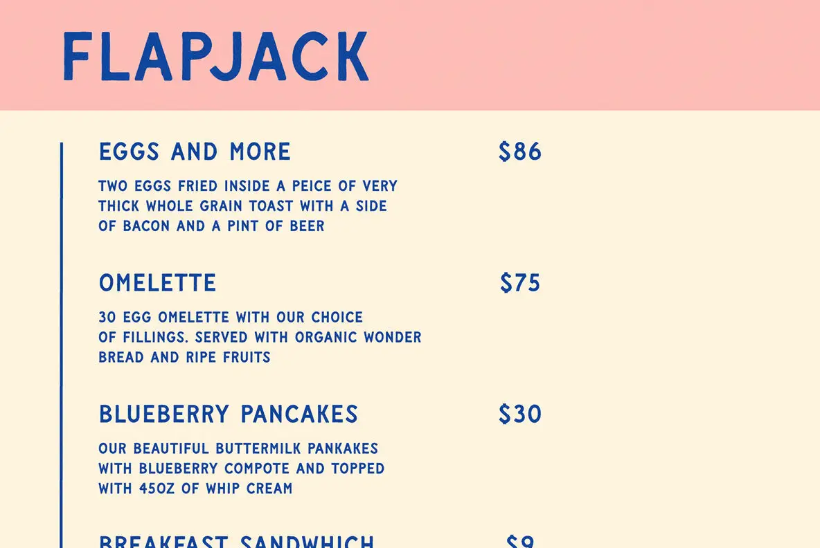 Flapjack Font - YouWorkForThem