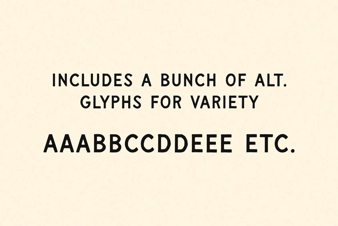 Flapjack Font - YouWorkForThem