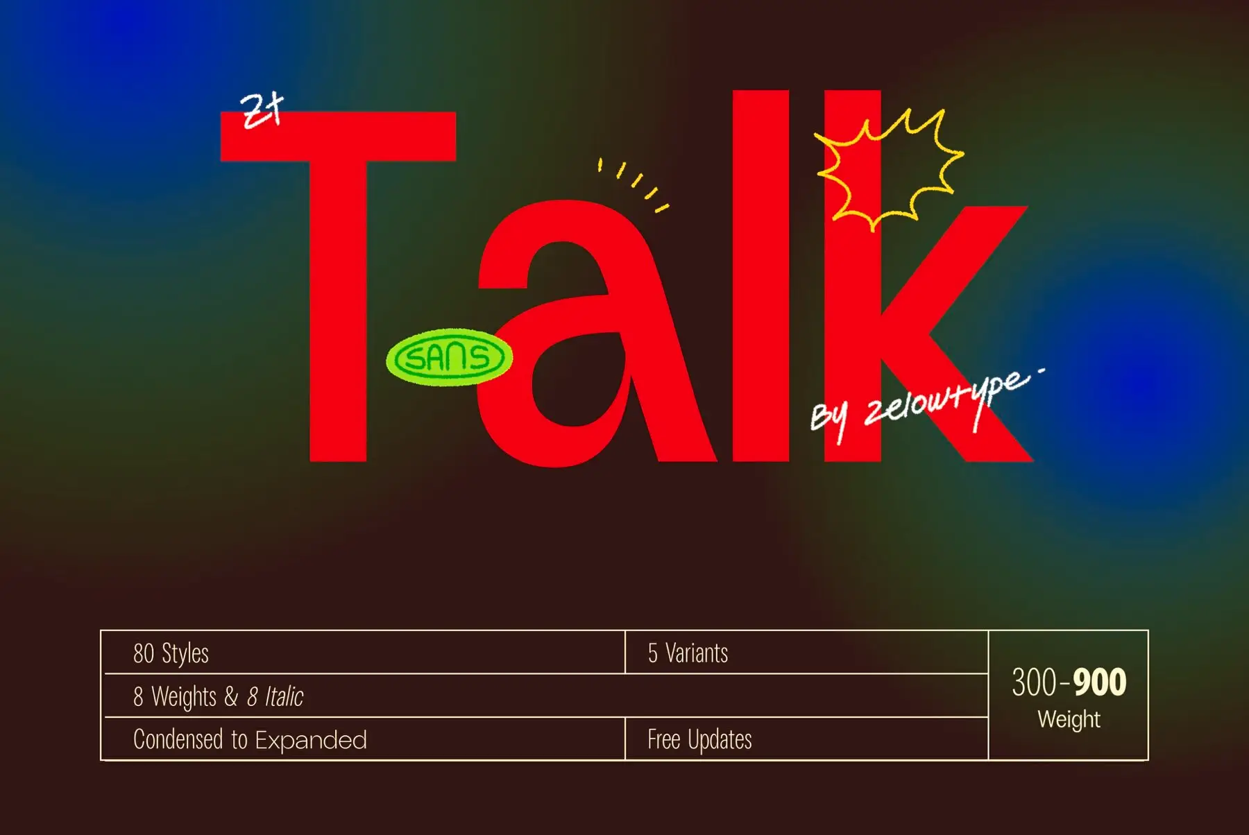 ZT Talk Font - YouWorkForThem