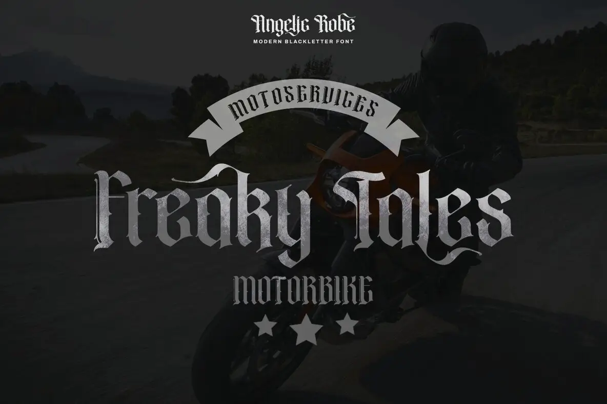 Angelic Robe Font - YouWorkForThem