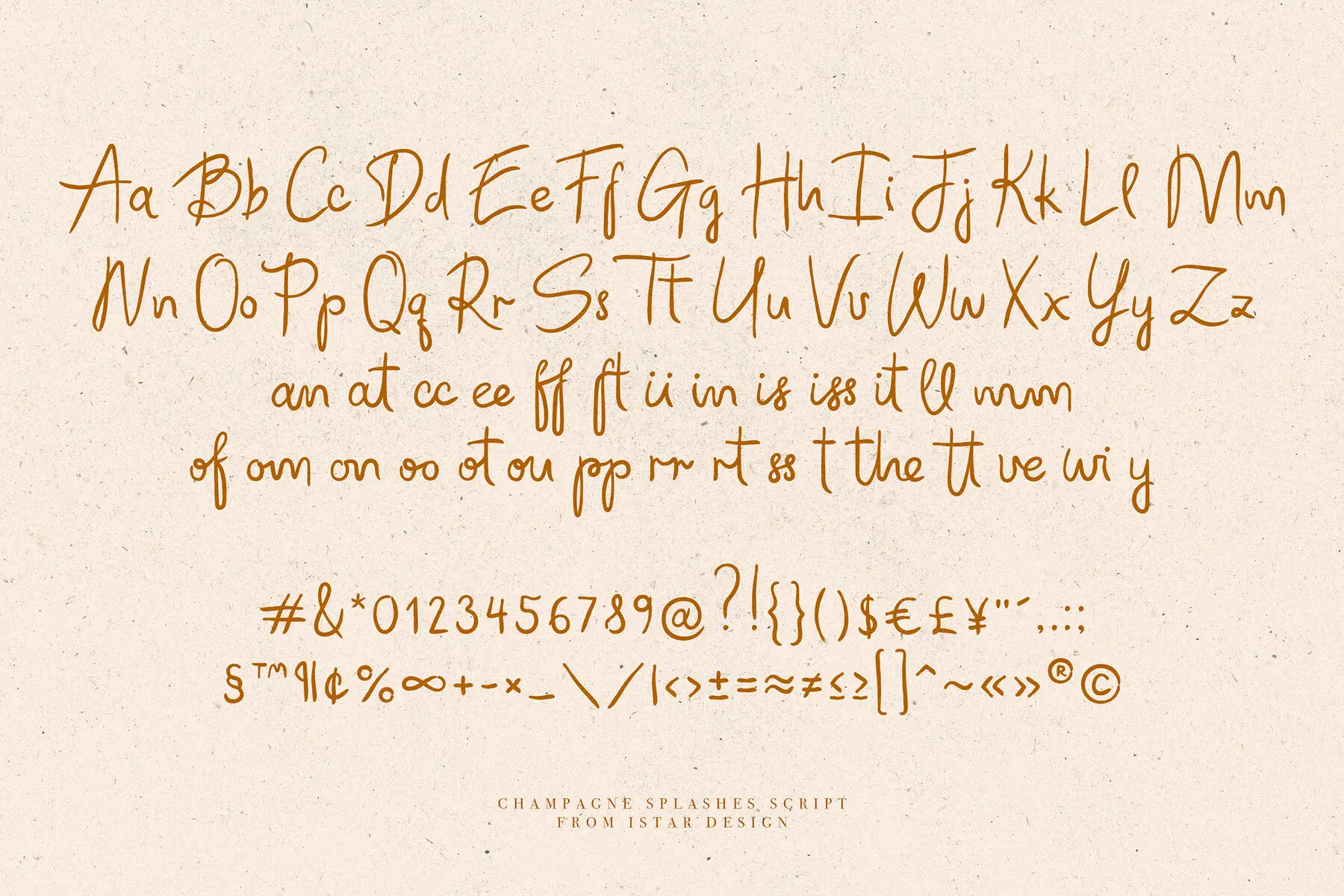 Champagne Font - YouWorkForThem