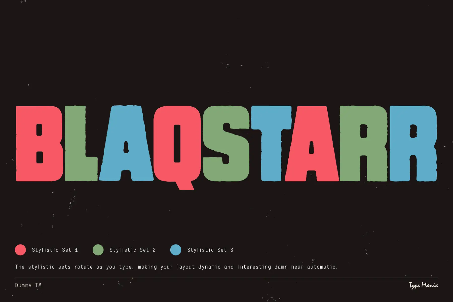 Dummy TM Font - YouWorkForThem