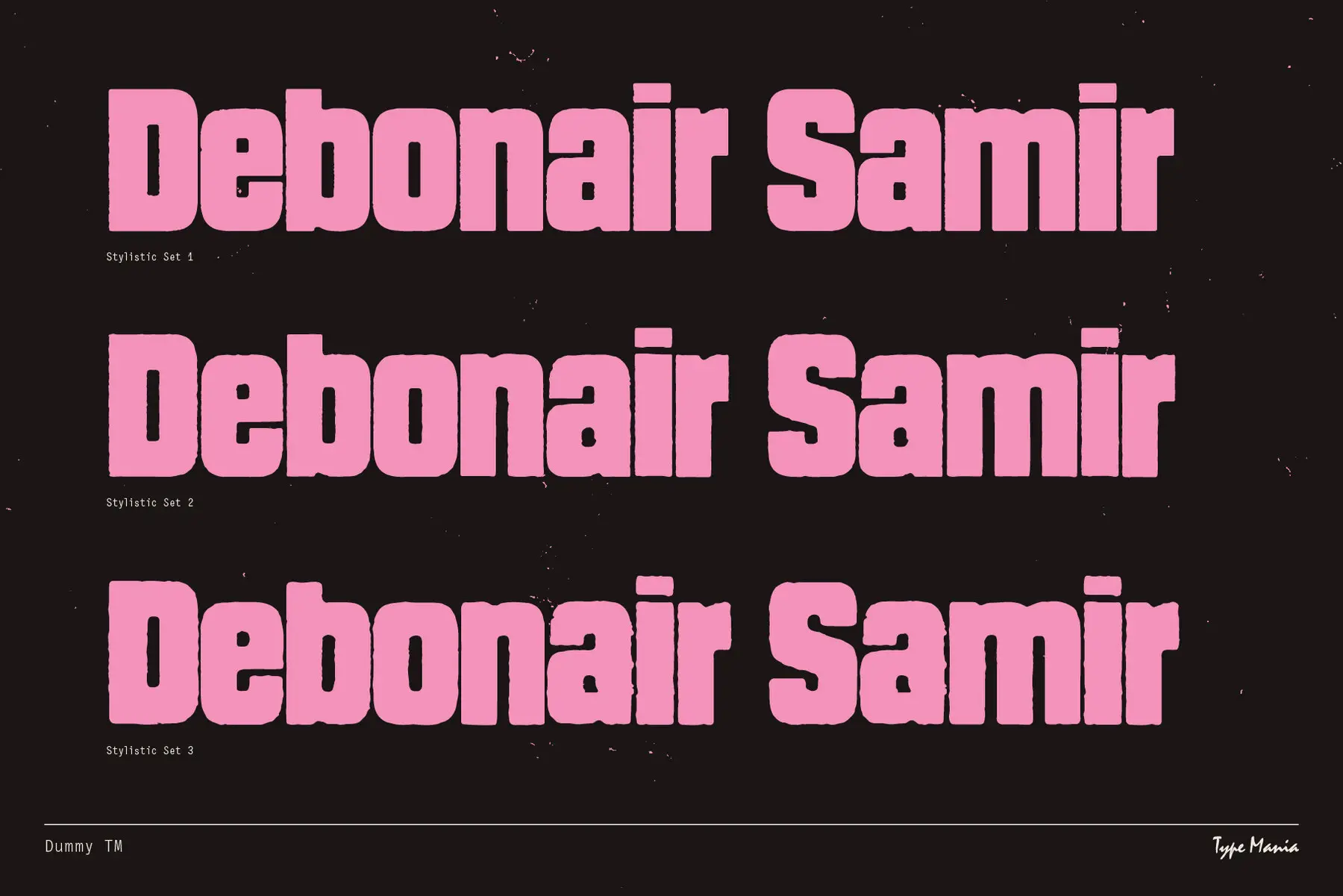 Dummy TM Font - YouWorkForThem