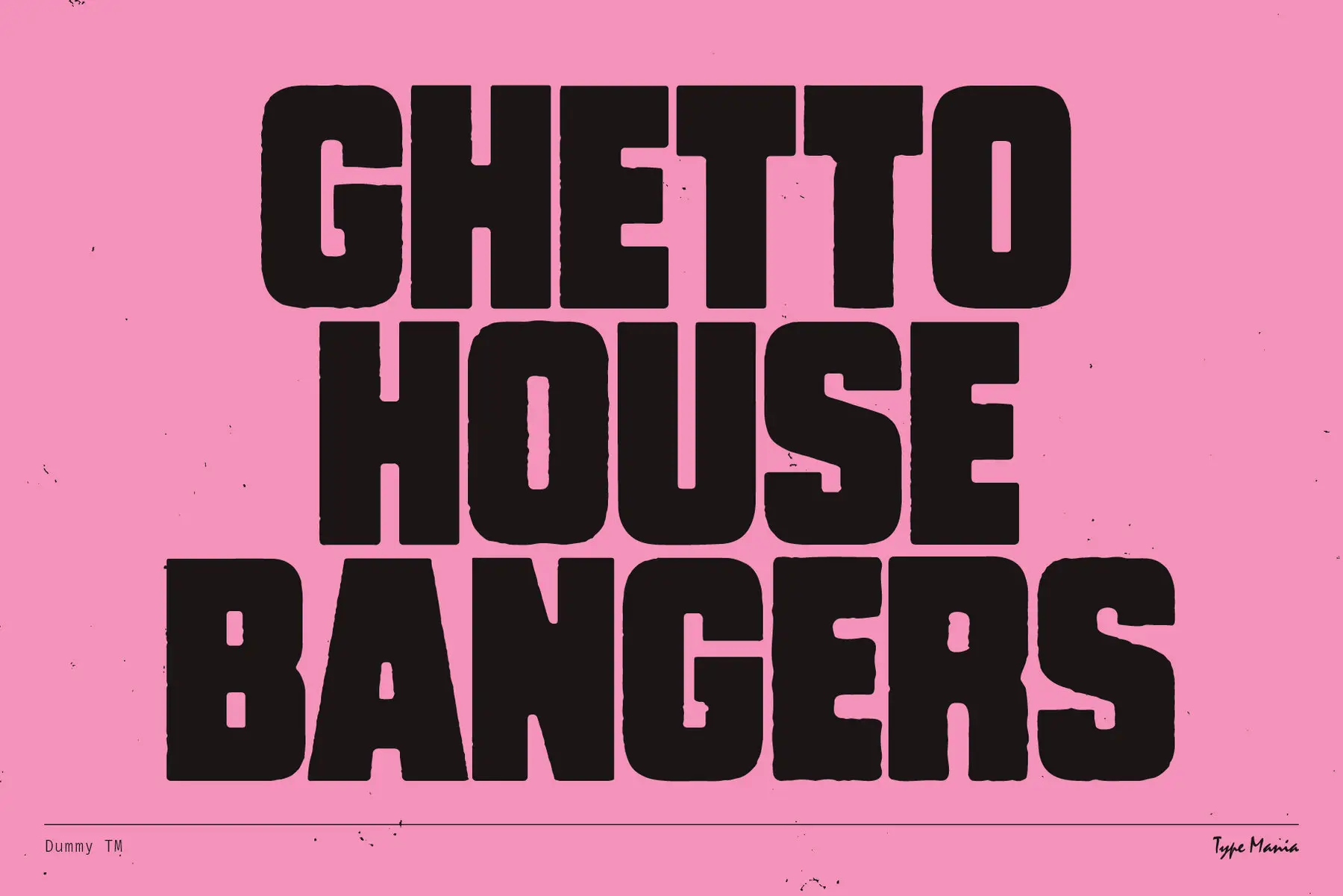 Dummy TM Font - YouWorkForThem