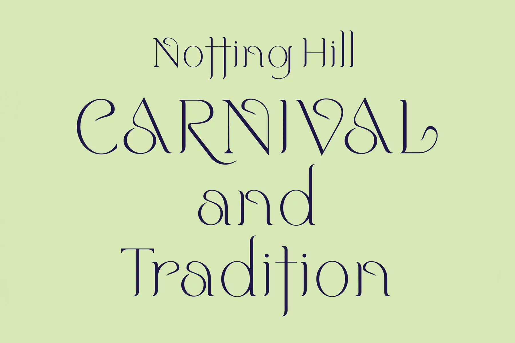 Notting Hill Font - FontPath