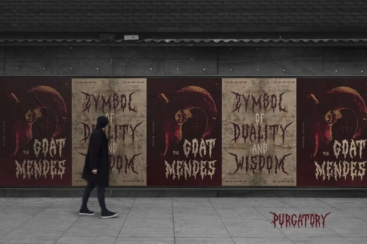 Purgatory Font - YouWorkForThem