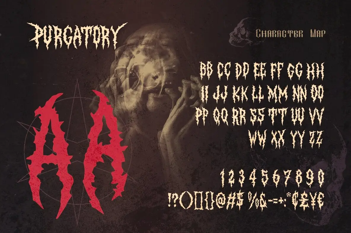 Purgatory Font - YouWorkForThem