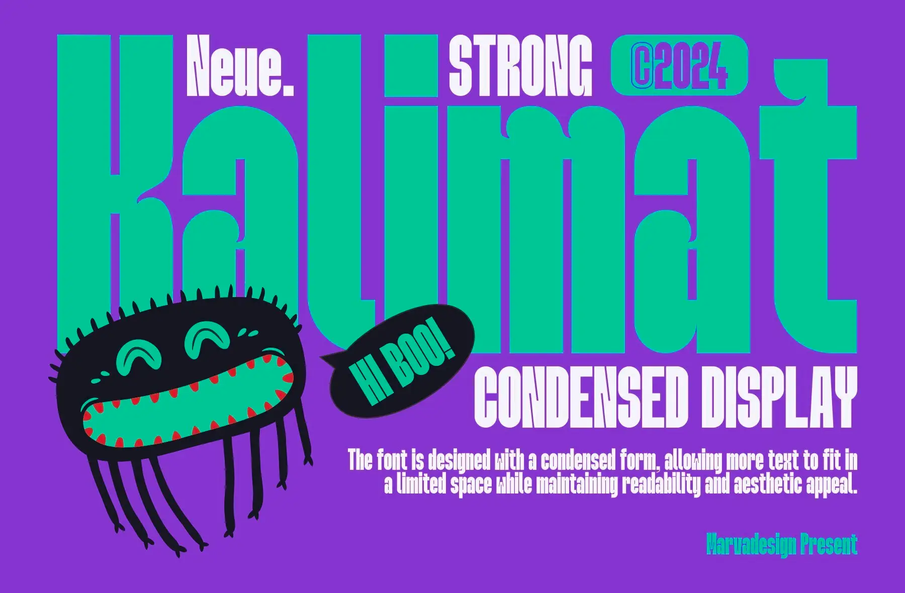 Neue Kalimat Font - YouWorkForThem
