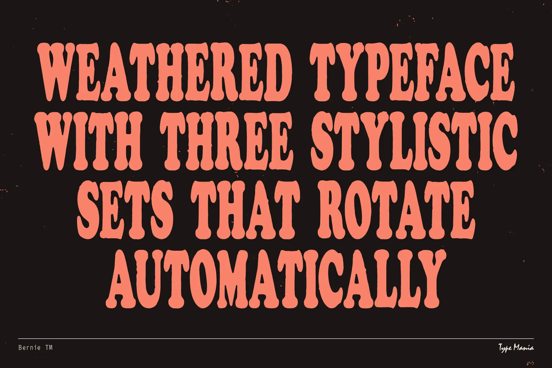 Bernie TM Font - YouWorkForThem