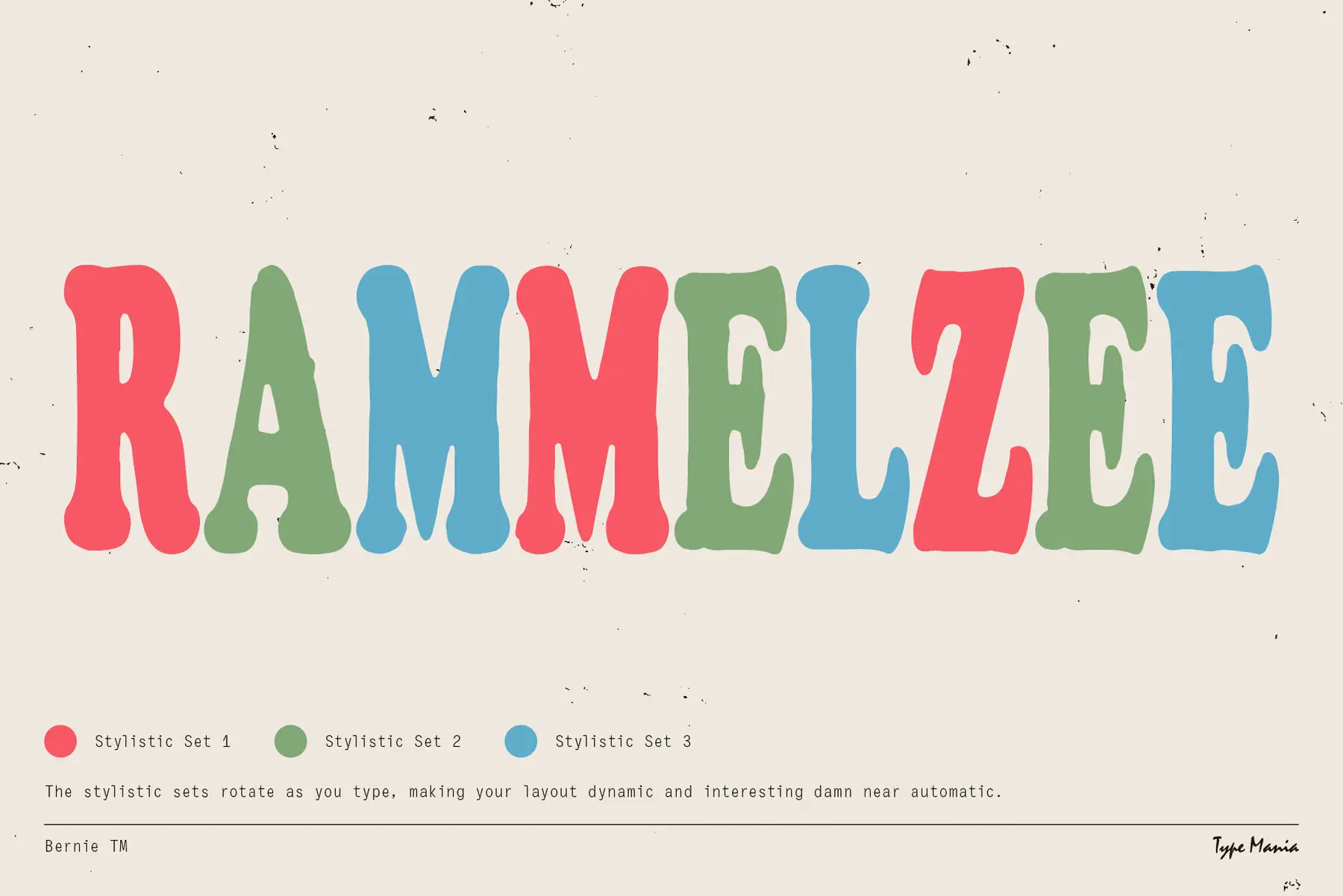 Bernie TM Font - YouWorkForThem