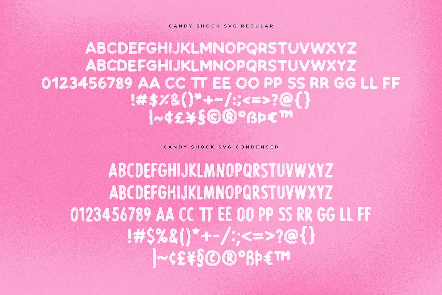 Candy Shock SVG Font - YouWorkForThem
