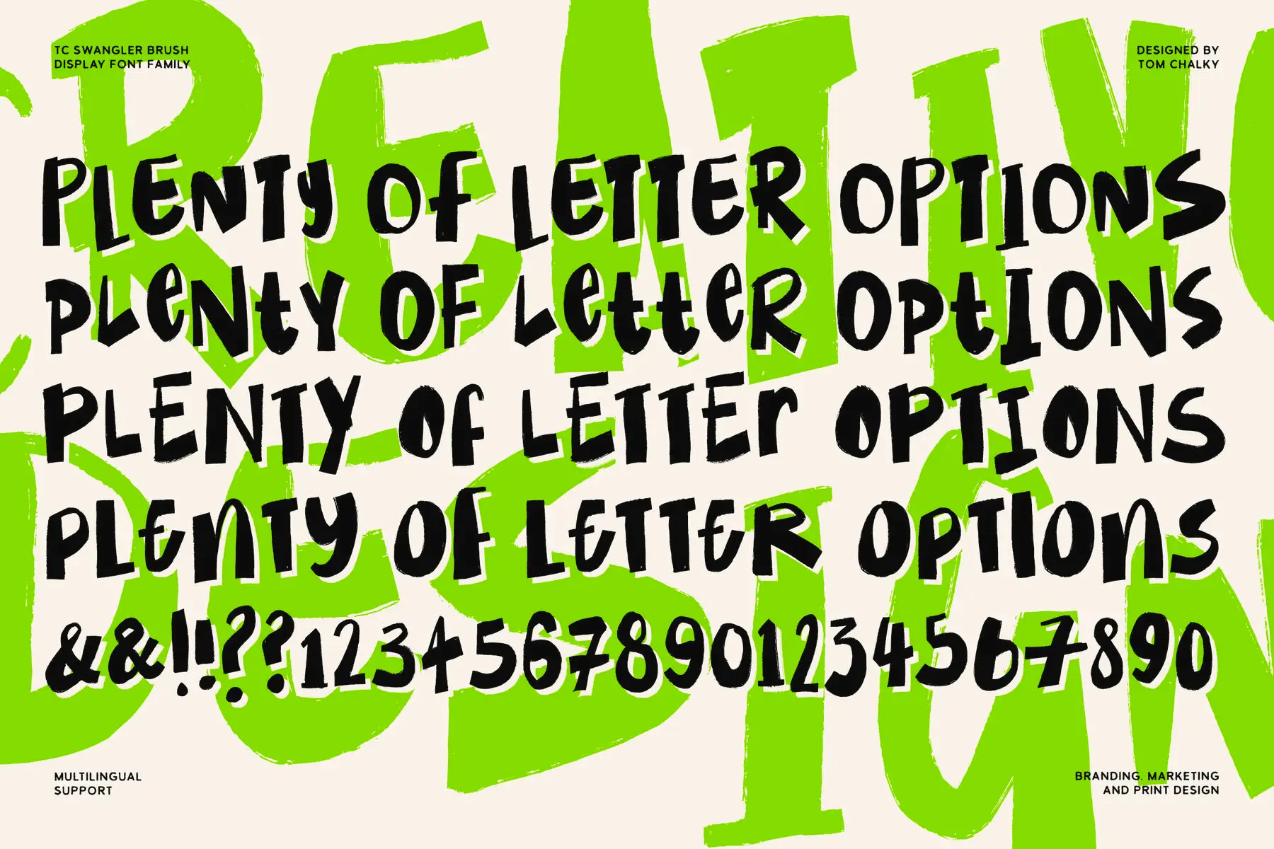 TC Swangler Font - YouWorkForThem