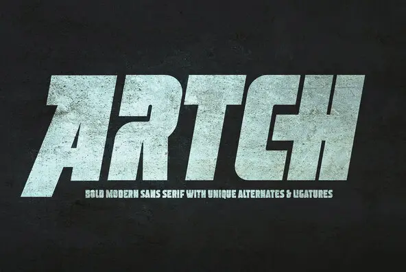 Artch Font - YouWorkForThem