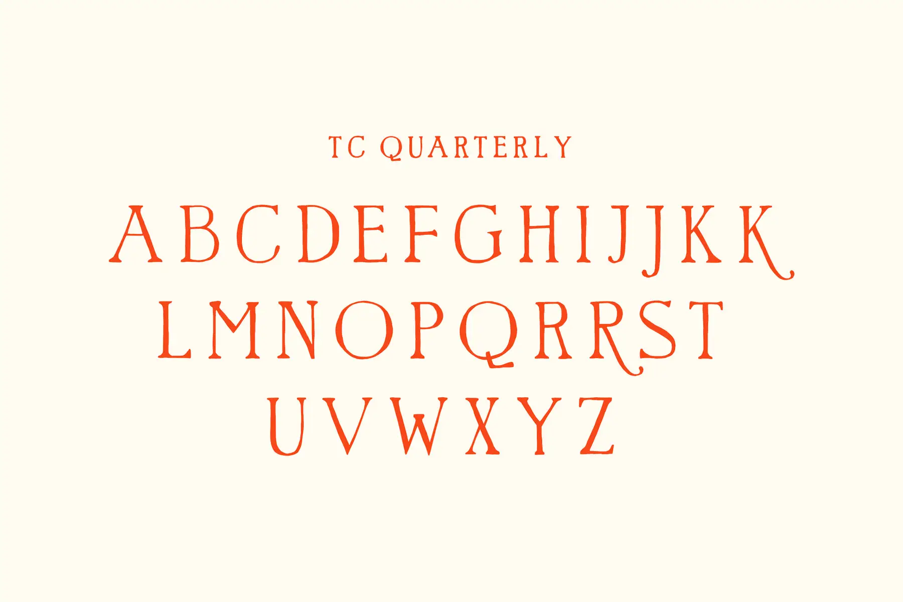 TC Quarterly Font - YouWorkForThem