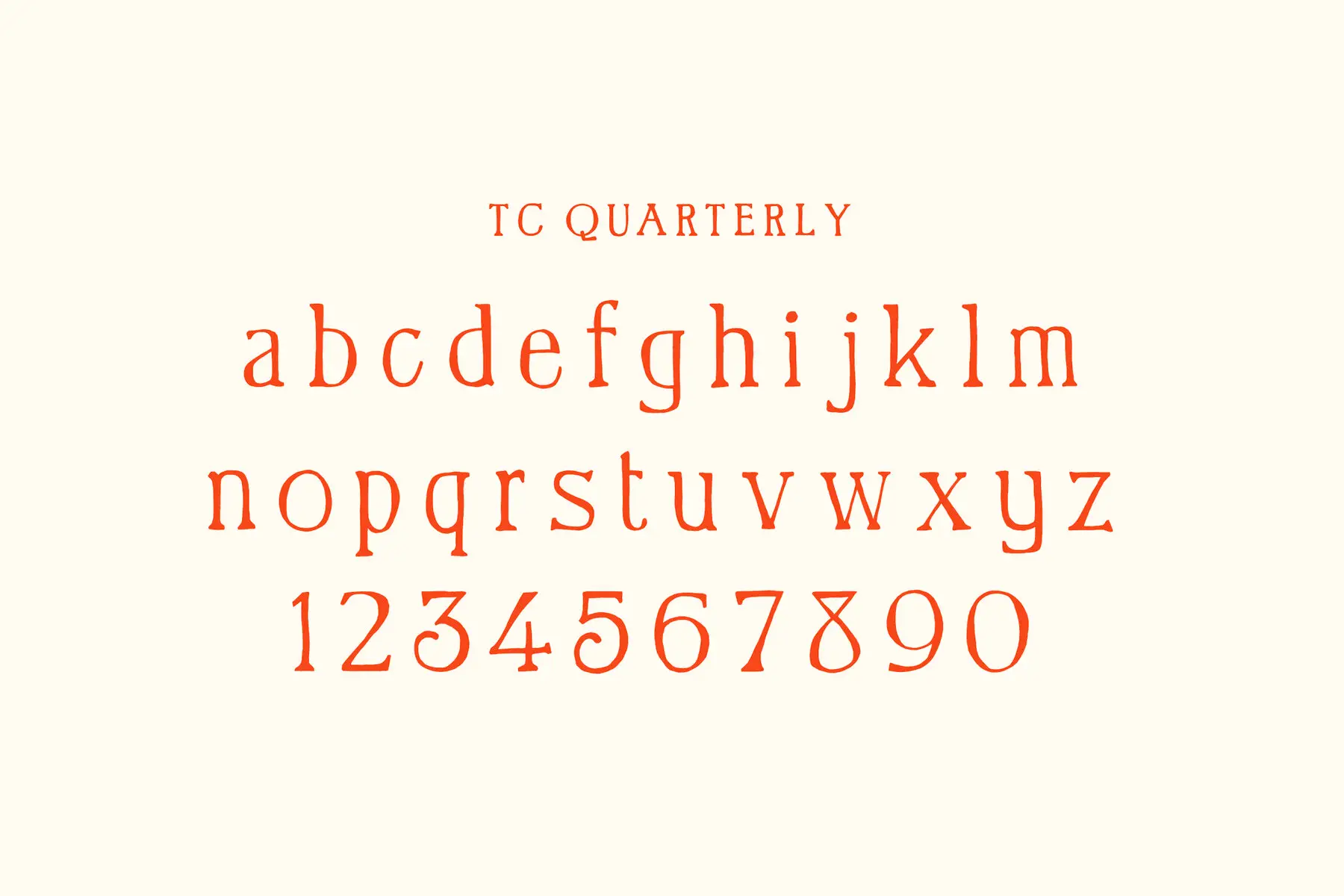 TC Quarterly Font - YouWorkForThem