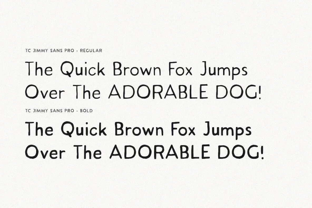 TC Jimmy Sans Pro Font - YouWorkForThem