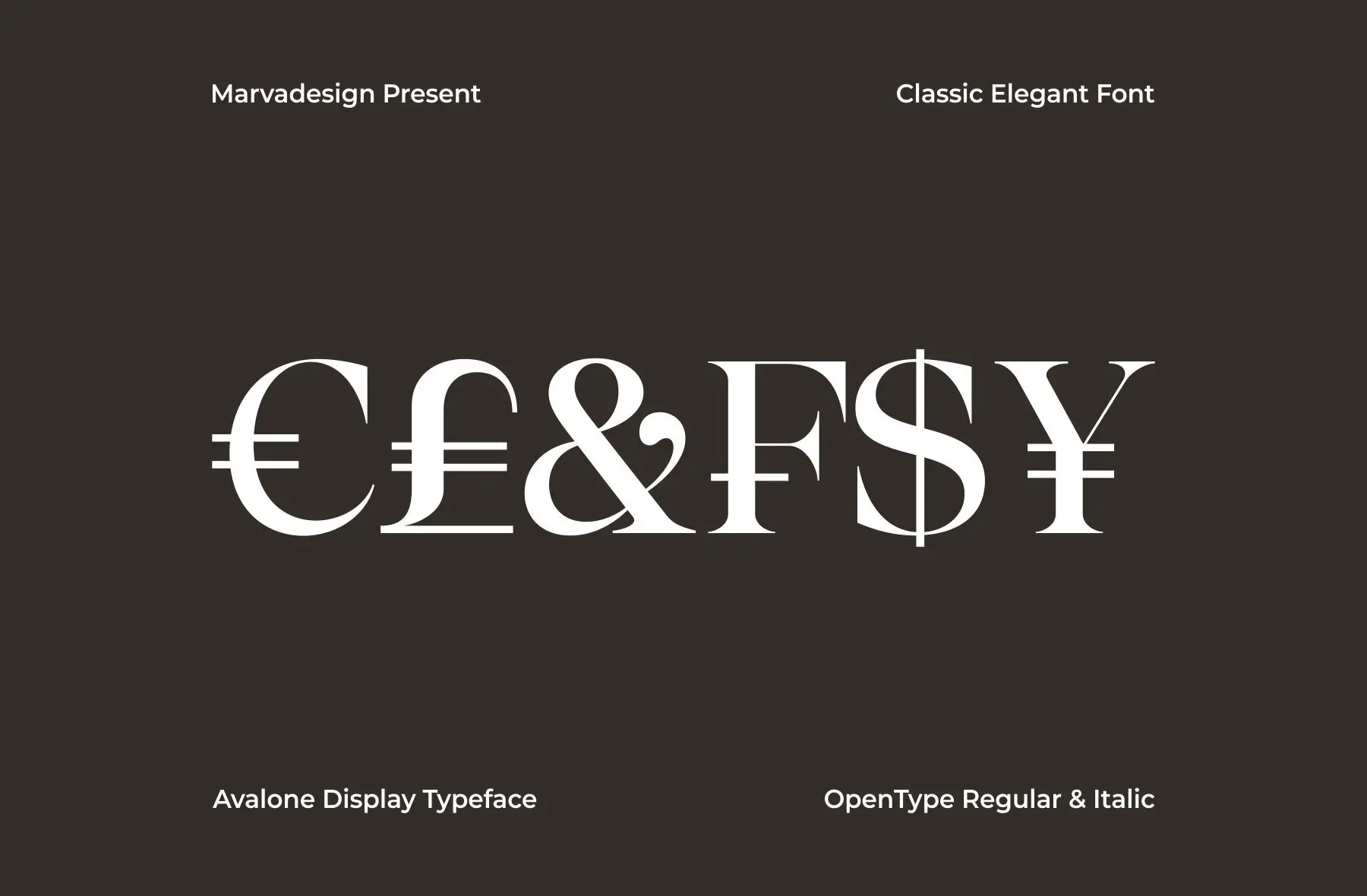 Avalone Font - YouWorkForThem