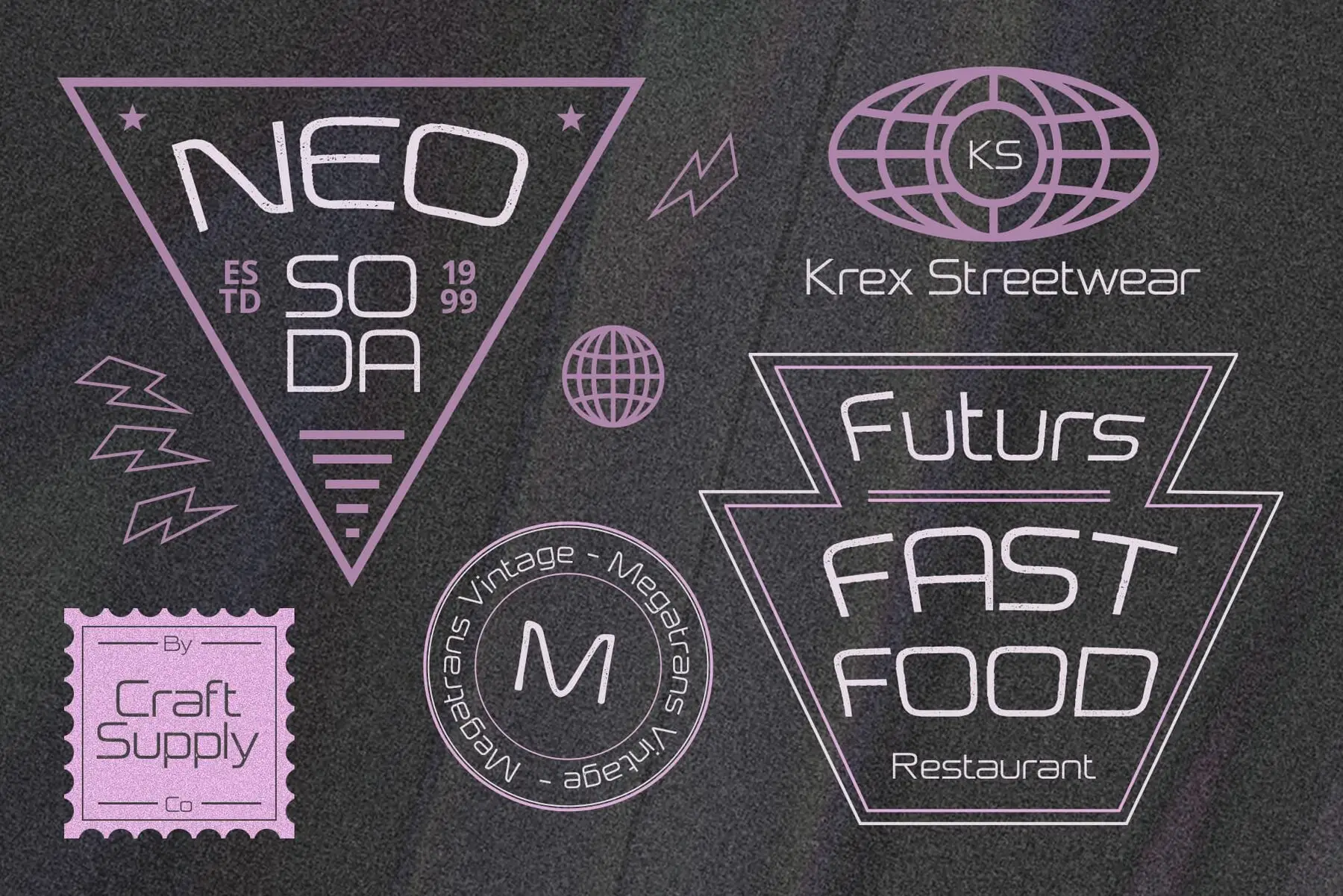 Megatrans Vintage Font - YouWorkForThem