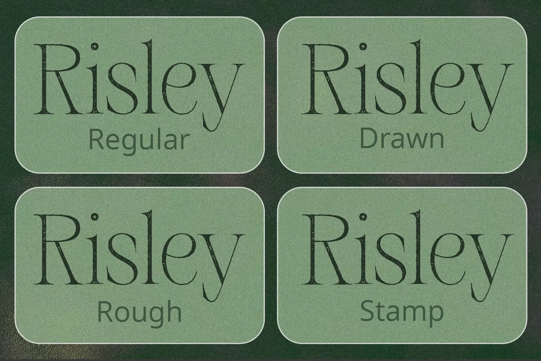 Risley Vintage Font - YouWorkForThem