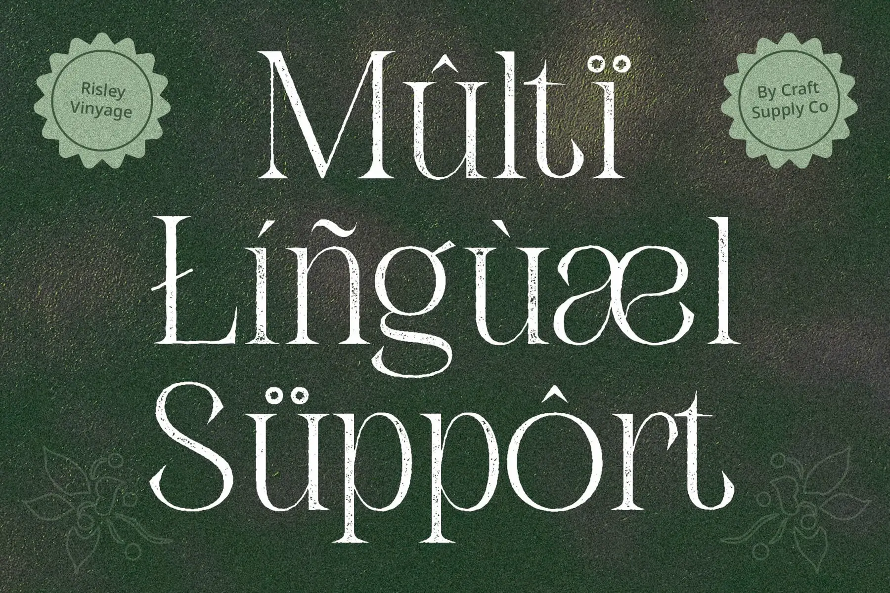 Risley Vintage Font - YouWorkForThem