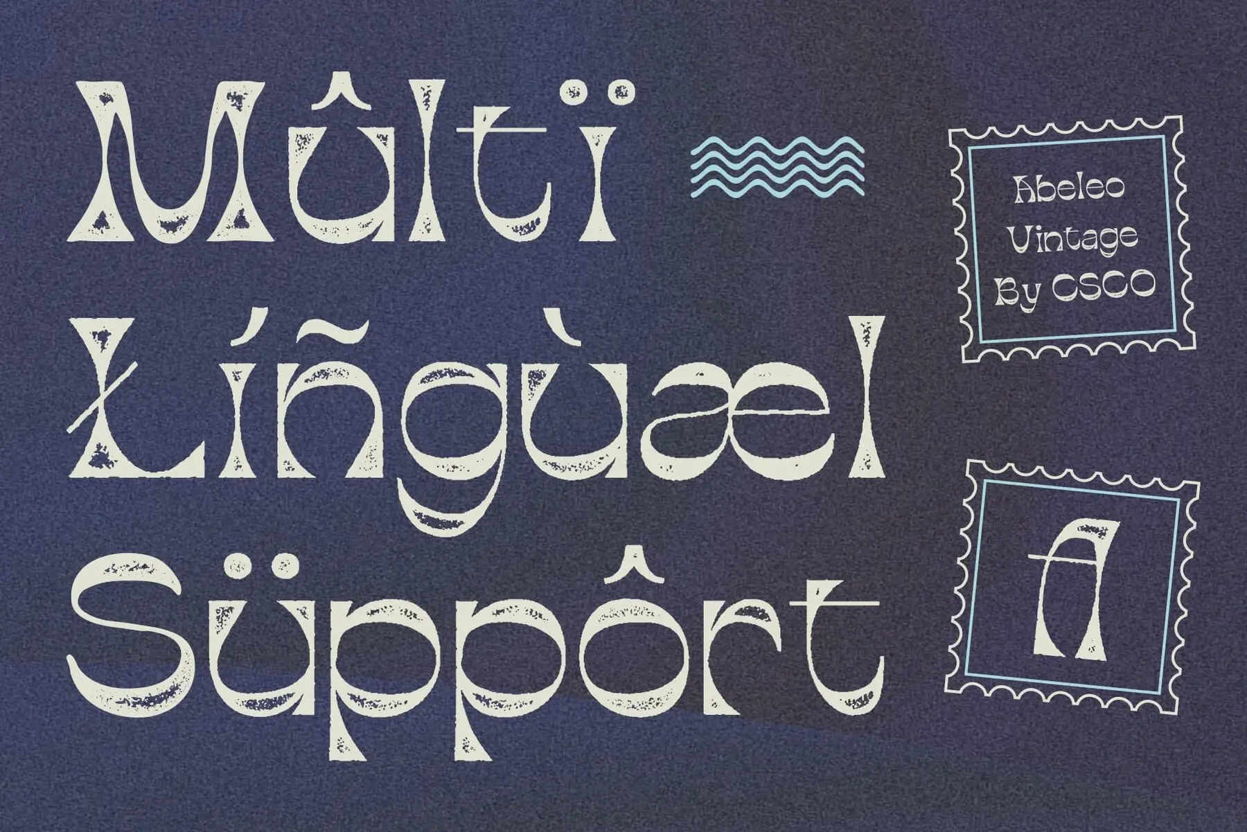Abeleo Vintage Font - YouWorkForThem