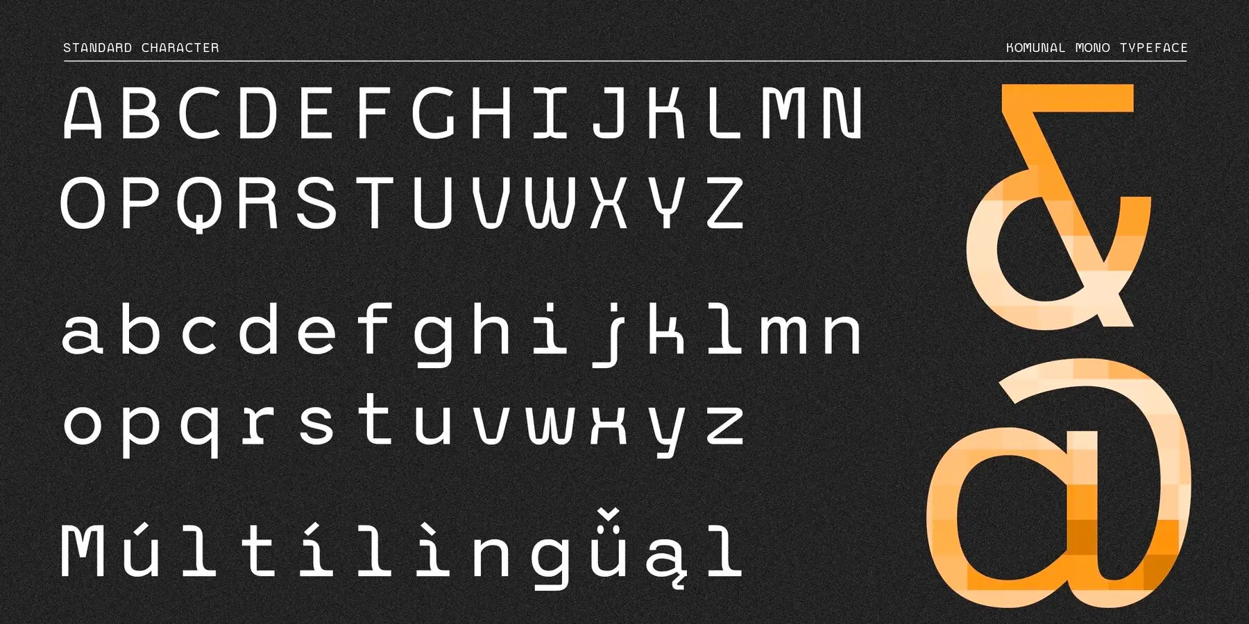 Komunal Mono Font - YouWorkForThem