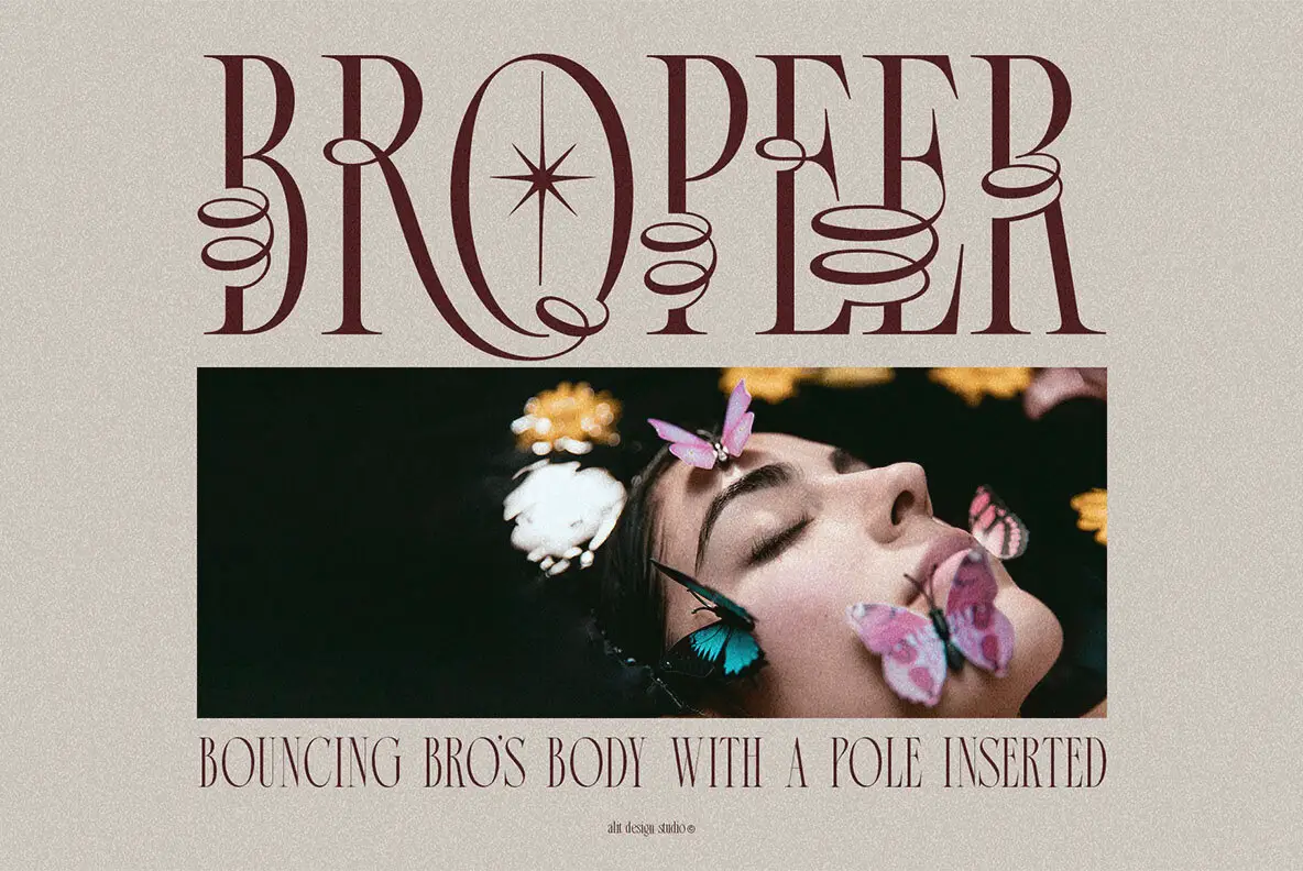 Broshock Font - YouWorkForThem
