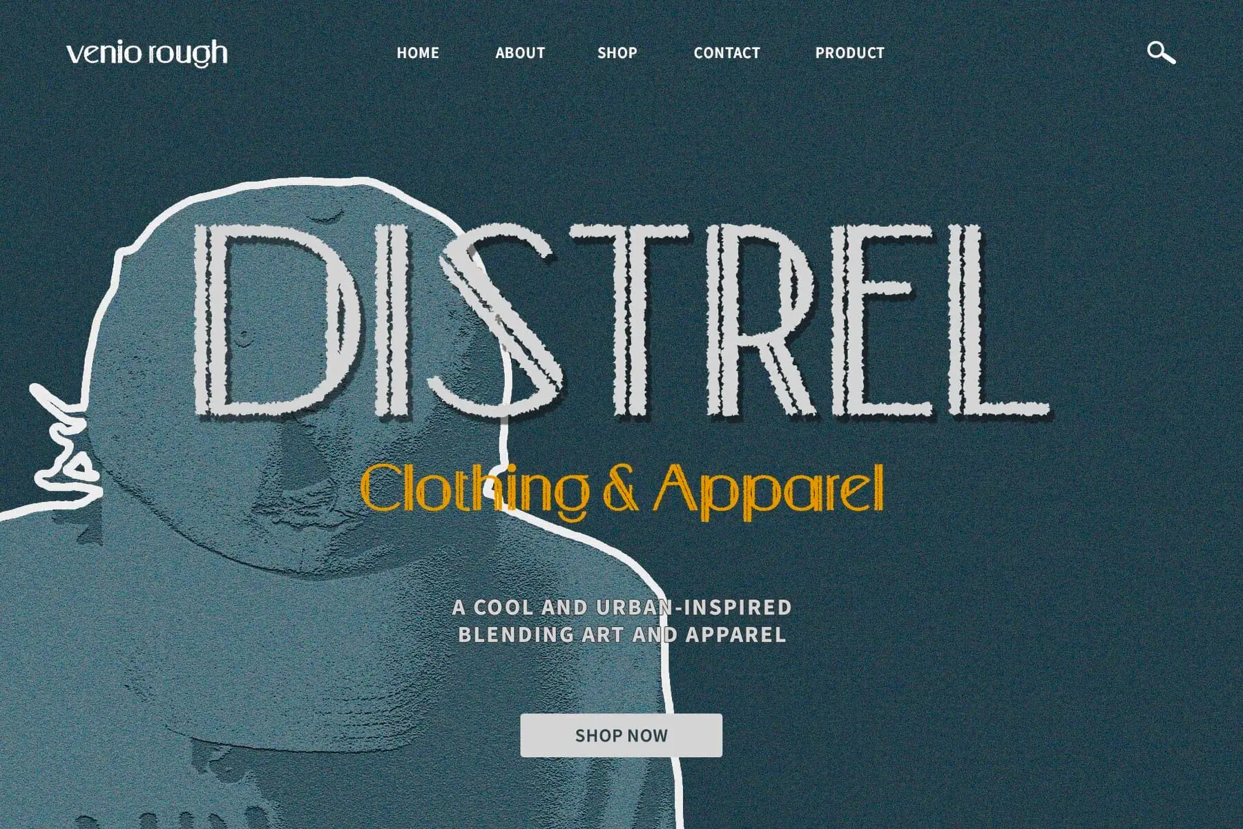 Venio Rough Font - YouWorkForThem