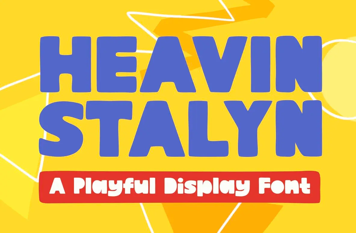 Heavin Stalyn Font - YouWorkForThem