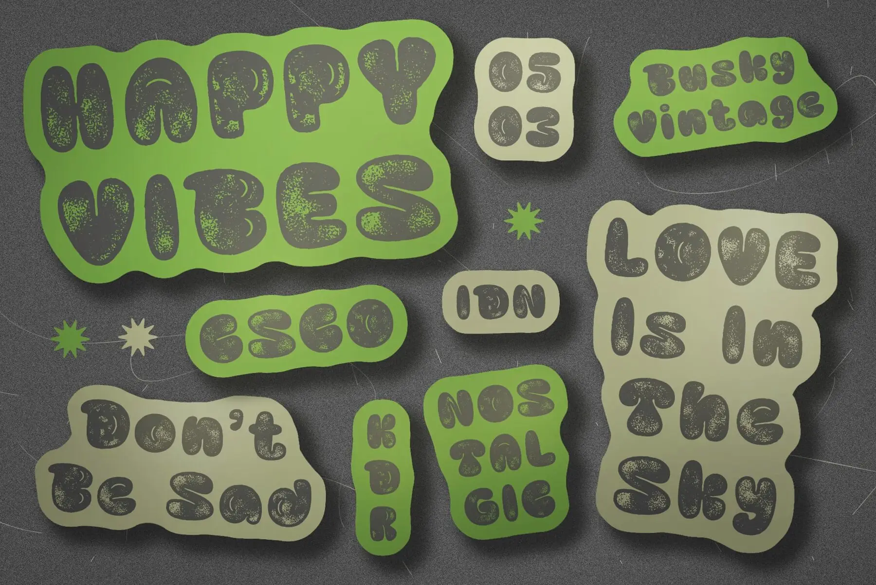 Busky Vintage Font - YouWorkForThem